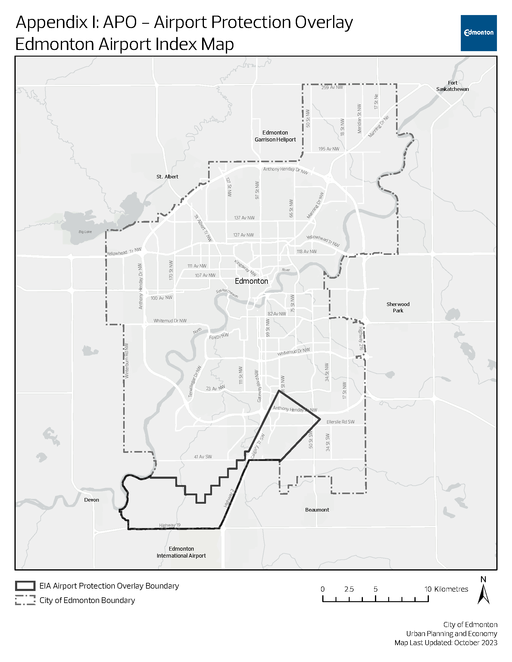 2.270 APO - Airport Protection Overlay | City of Edmonton Zoning Bylaw